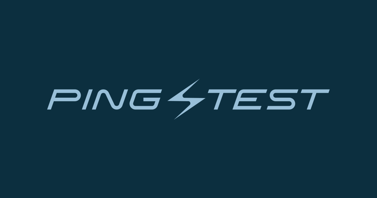 Speed test - ping-test.net